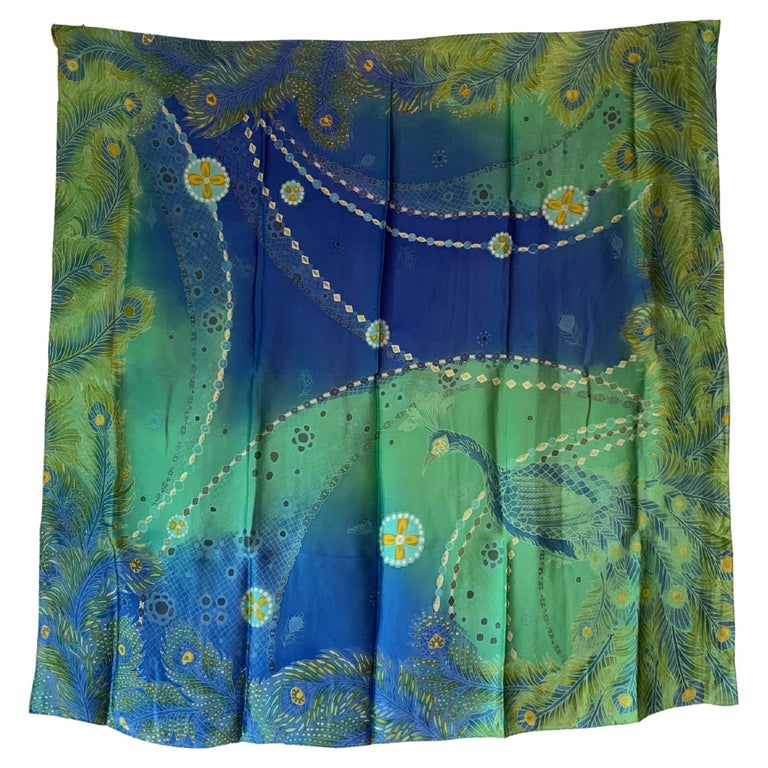 Hand-Crafted Silk Textile with Stunning Detailing For Sale at 1stDibs