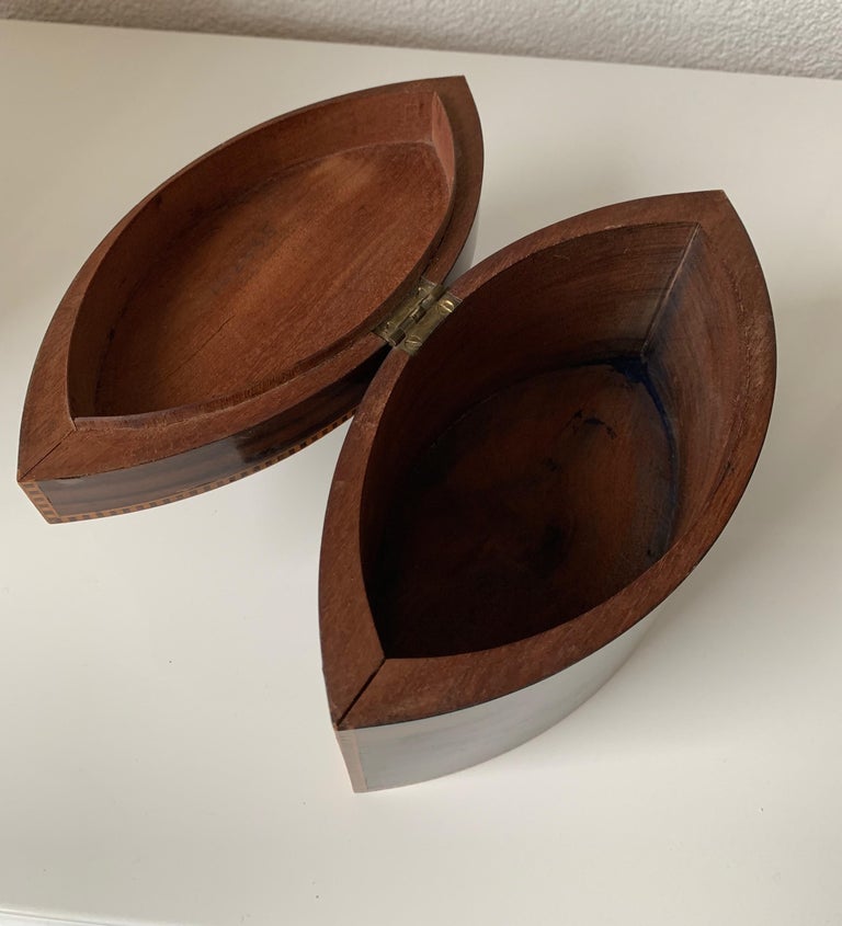 Top Quality and Stunning Shape Art Deco Nutwood, Hardwood and Satinwood ...