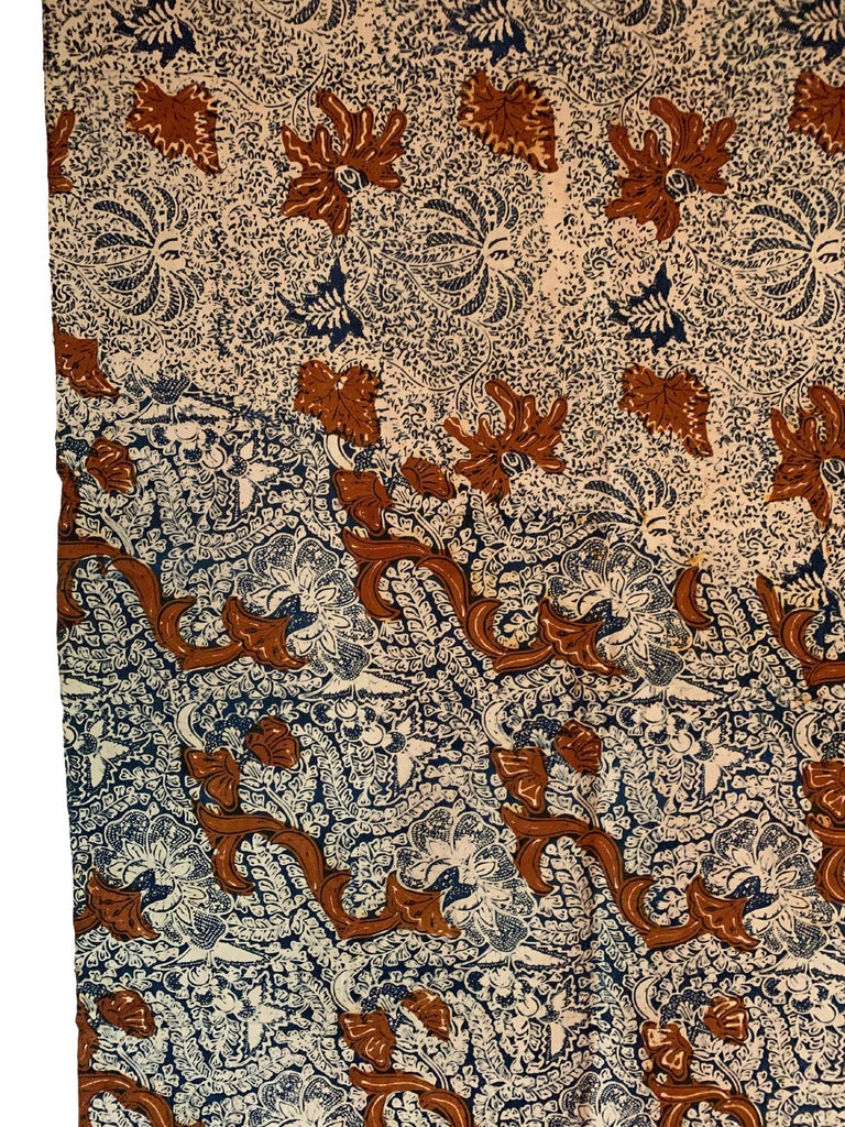 Hand-Drawn Batik Textile, from Java Indonesia For Sale at 1stDibs