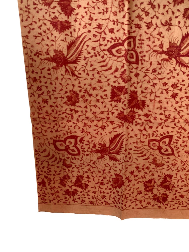 Hand-Drawn Batik Textile, from Java Indonesia For Sale at 1stDibs