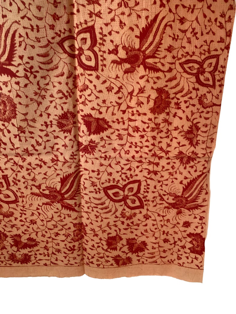Hand-Drawn Batik Textile, from Java Indonesia For Sale at 1stDibs