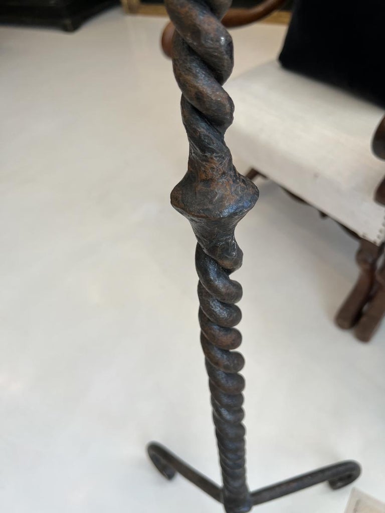 Hand Forged Iron Bookstand, 18th Century For Sale at 1stDibs