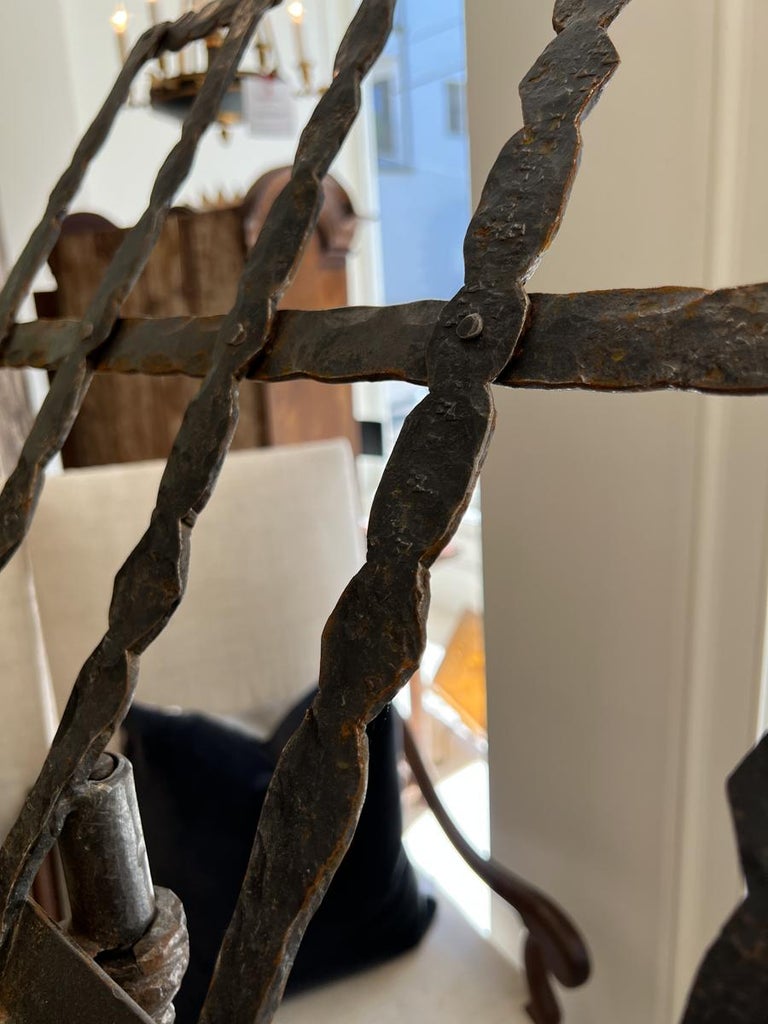 Hand Forged Iron Bookstand, 18th Century For Sale at 1stDibs