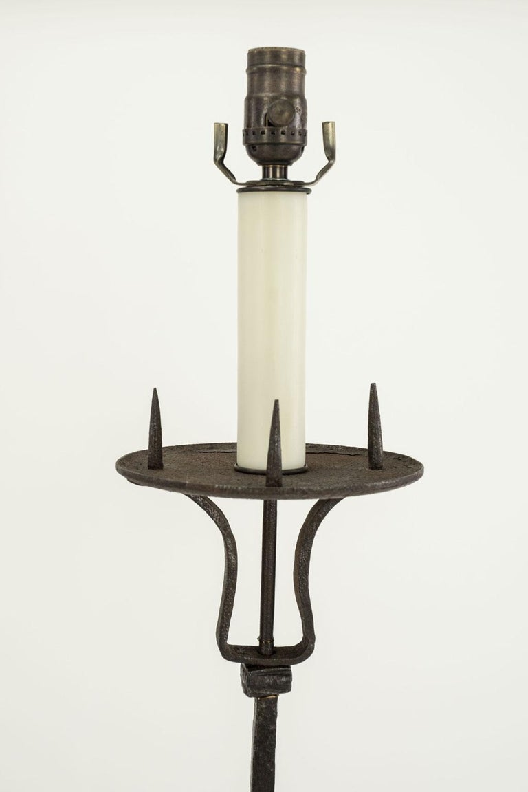 Hand-Forged Iron Floor Lamps at 1stDibs