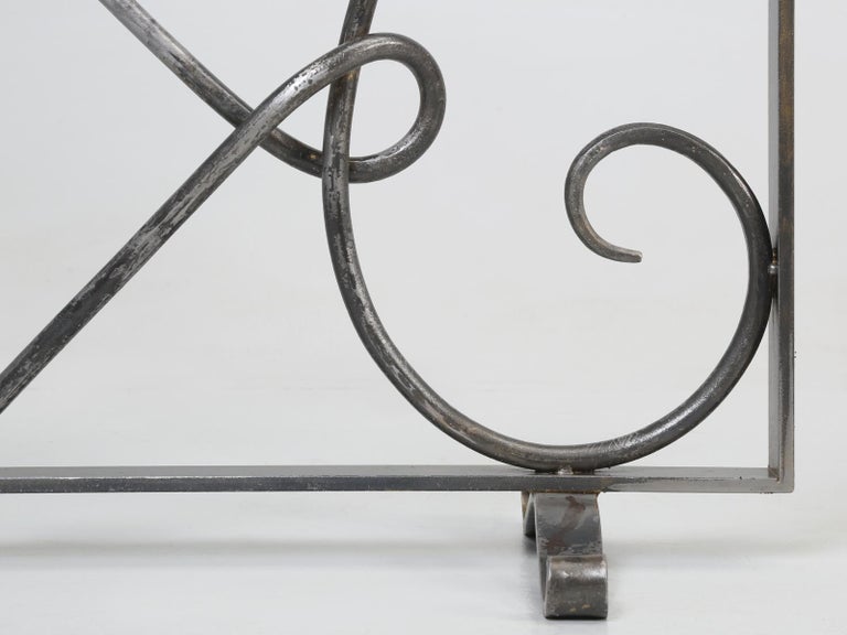 Hand Forged Steel Fireplace Screen at 1stDibs | hand forged fireplace ...