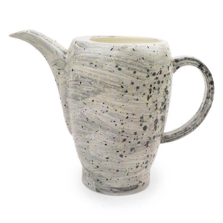 Hand Glazed Fine Bone China Teapot with Expressionist Design For Sale ...