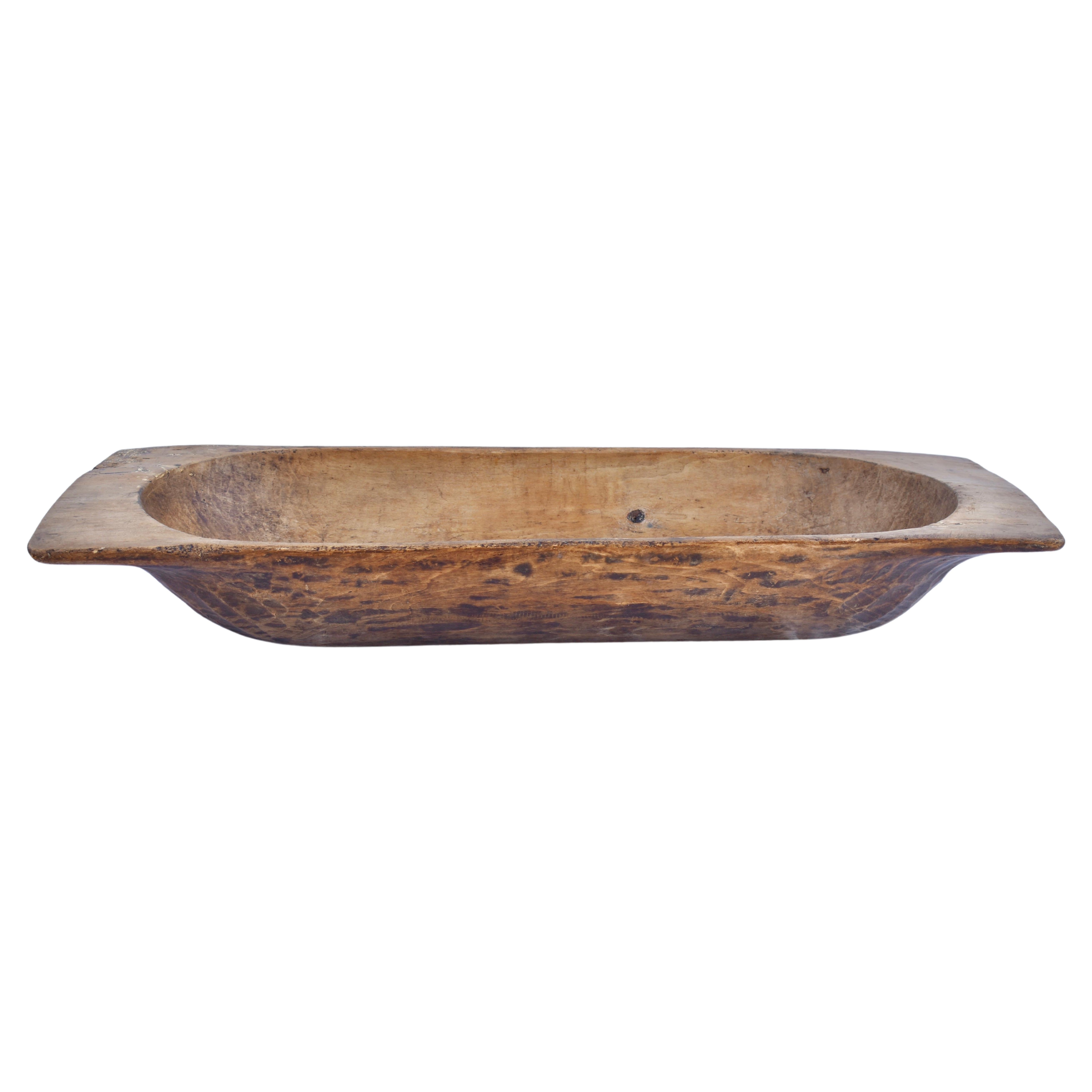 Oversize Vintage Dough or Pancheon Bowl For Sale at 1stDibs