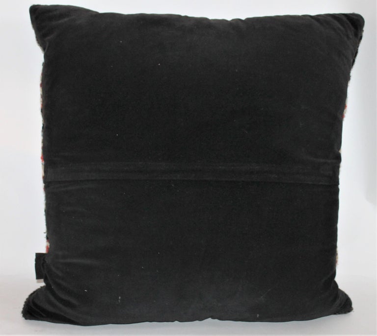 Hand Hooked Folk Art Rug Pillow at 1stDibs | folk art pillows, hooked ...