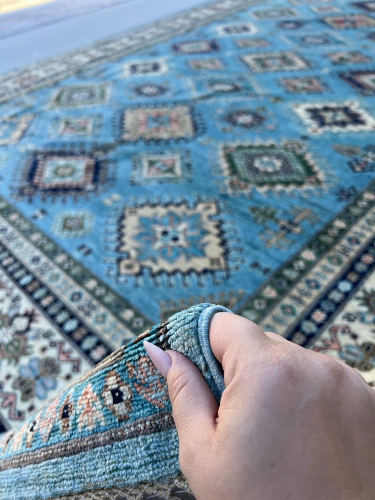 Hand-Knotted Afghan Rug Premium Hand-Spun Afghan Wool Fair Trade For ...