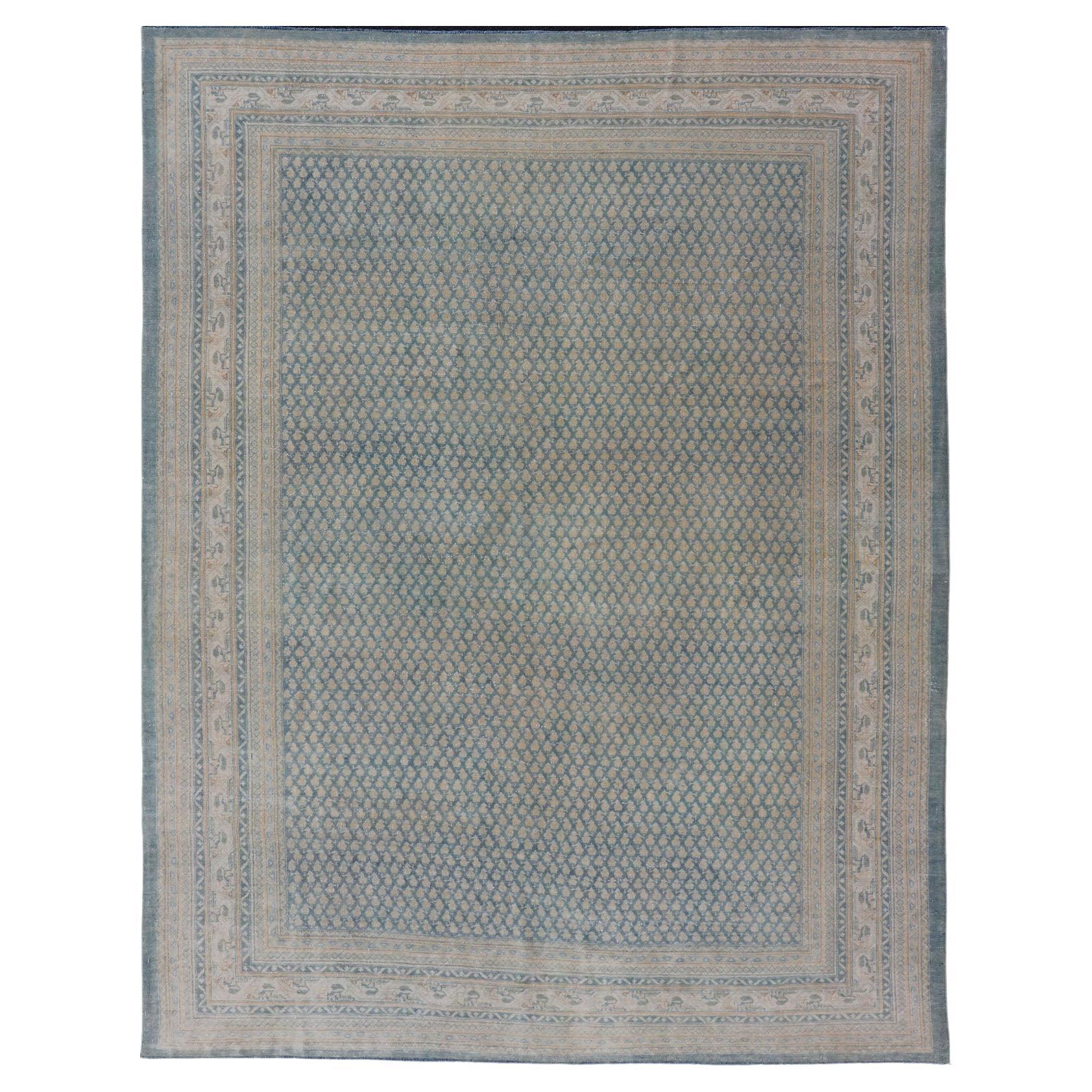 Fine Pak Persian Tabriz Design Rug, Wool, Hand Knotted For Sale at 1stDibs