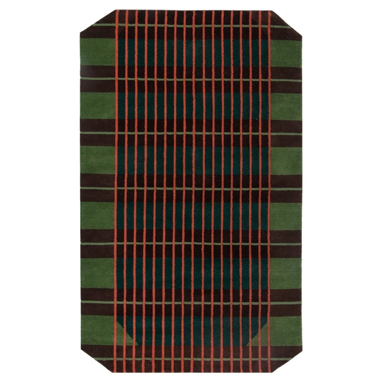 Hand Knotted Façade Rug by Hatsu For Sale at 1stDibs