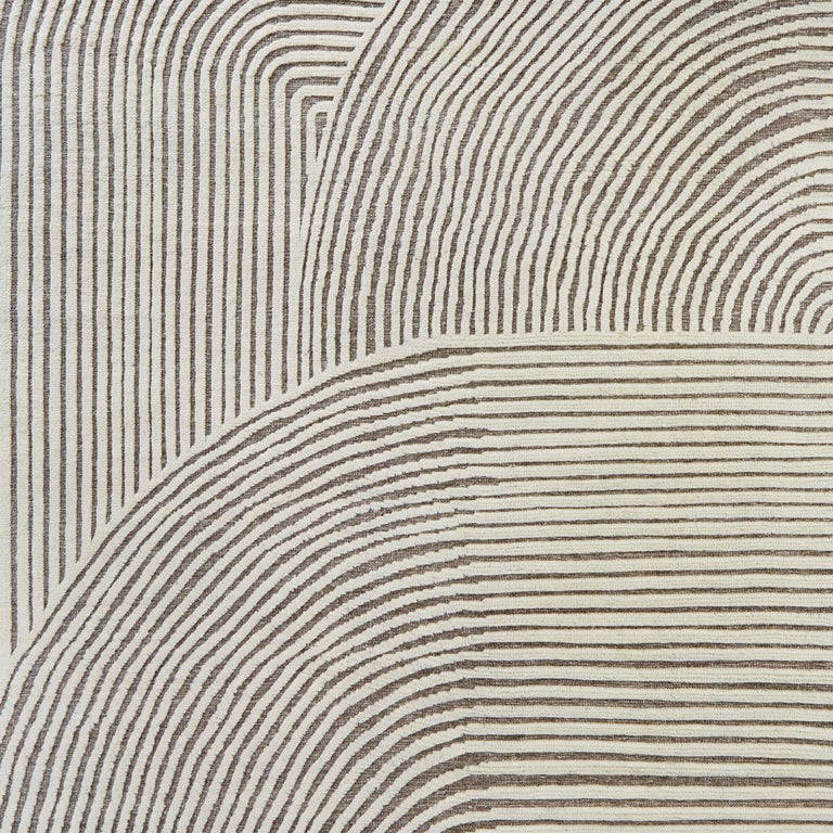 Hand Knotted Irreguler Rug by Hatsu For Sale at 1stDibs