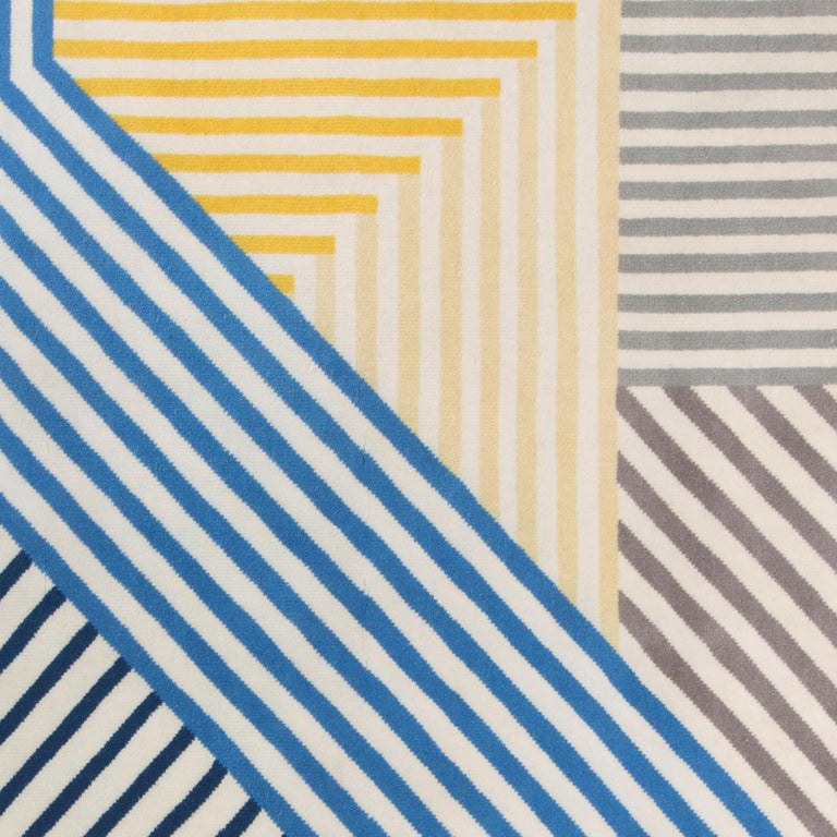 Hand Knotted Mesh Rug by Hatsu For Sale at 1stDibs