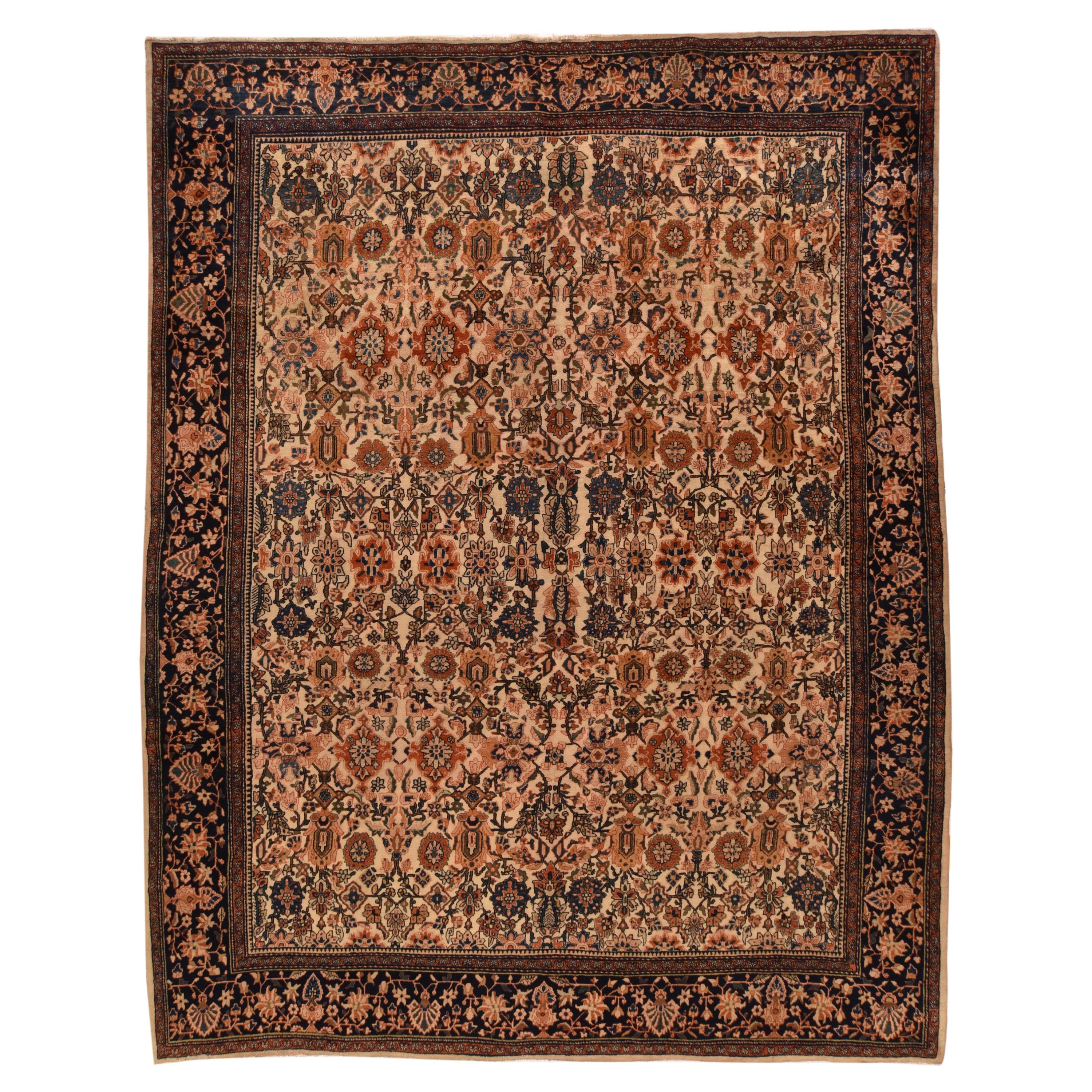 Antique Persian Sarouk Farahan Rug at 1stDibs