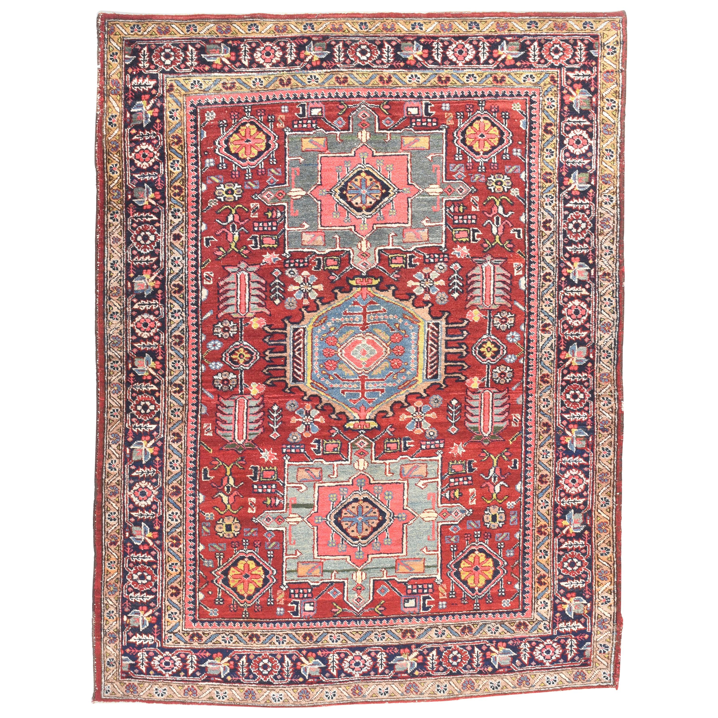 Vintage Persian Heriz For Sale at 1stDibs