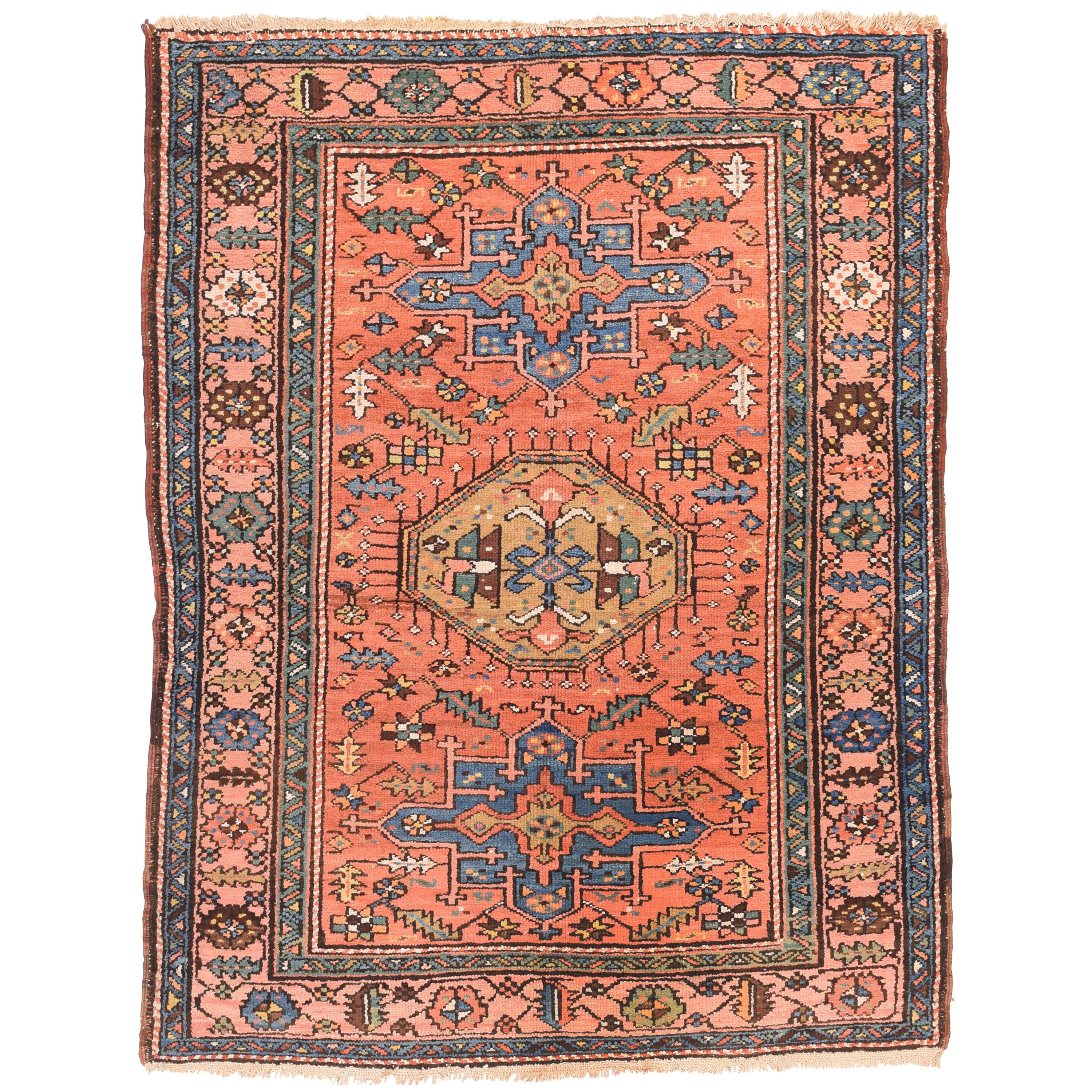 Stunning Vintage Heriz Rug For Sale at 1stDibs