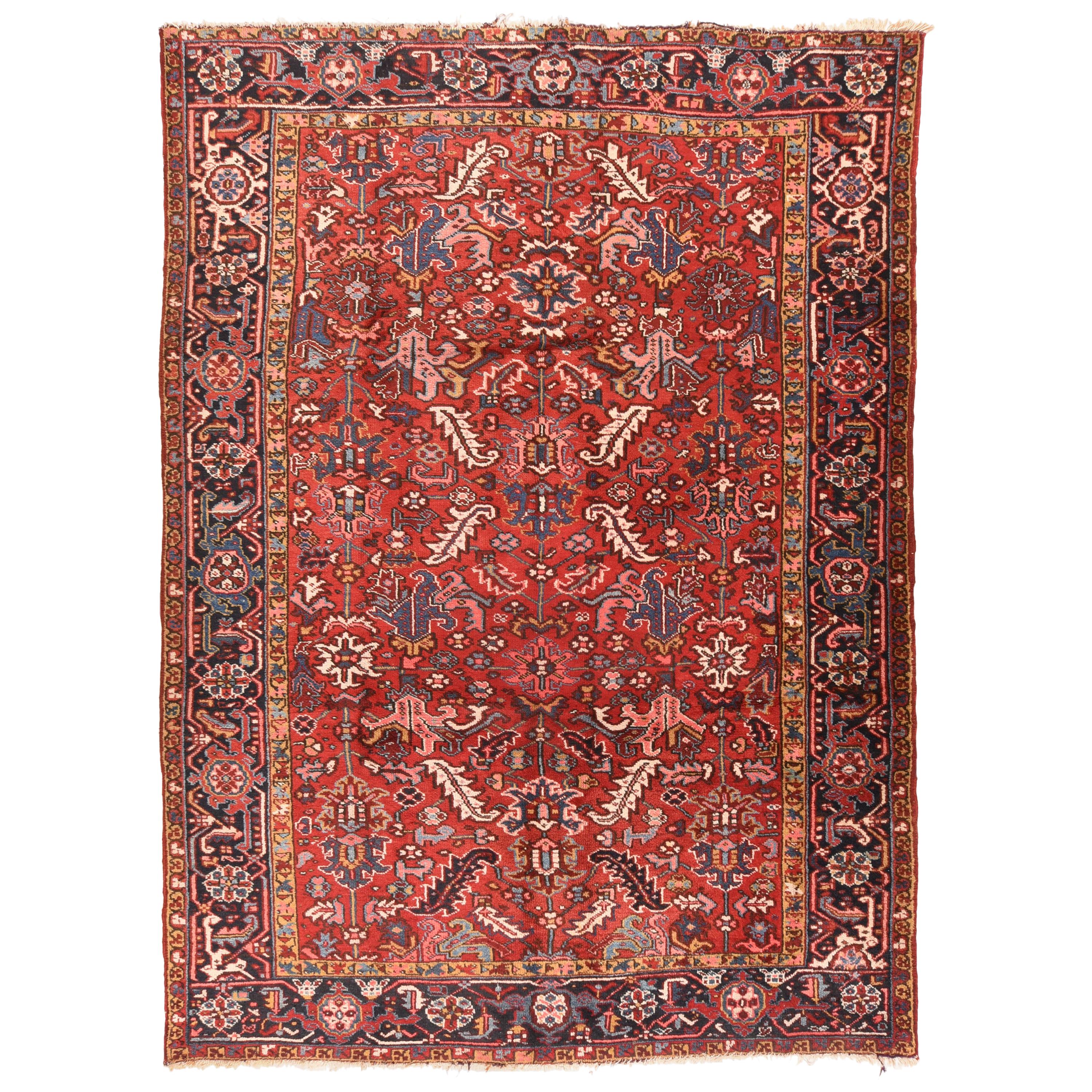 Vintage Persian Heriz For Sale at 1stDibs