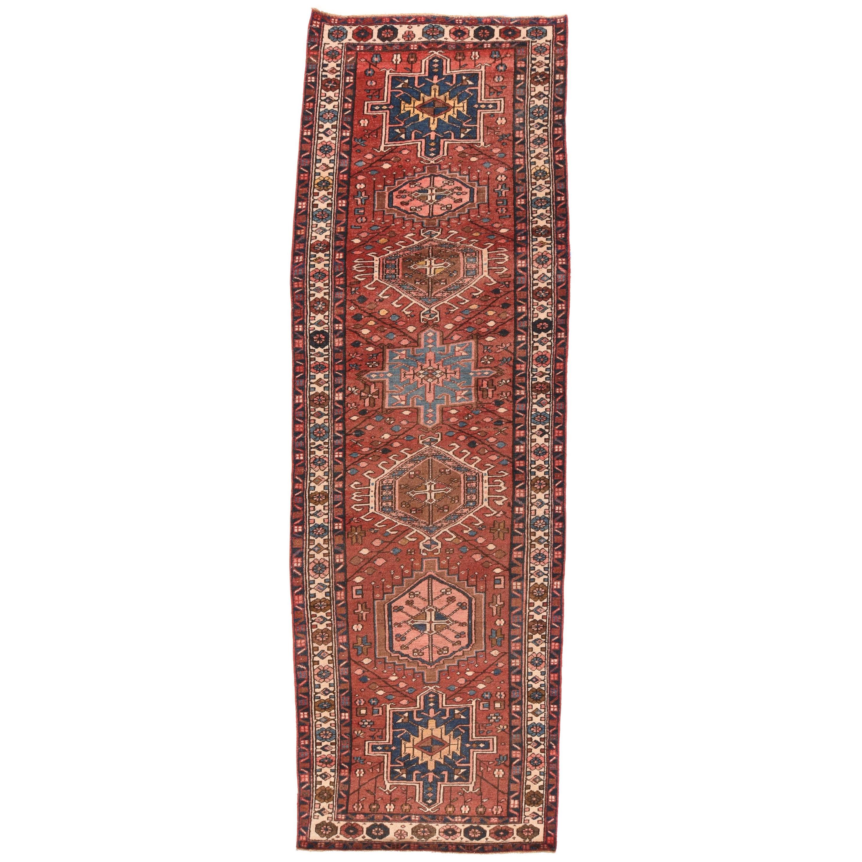 Vintage Persian Karajeh Long Rug For Sale at 1stDibs