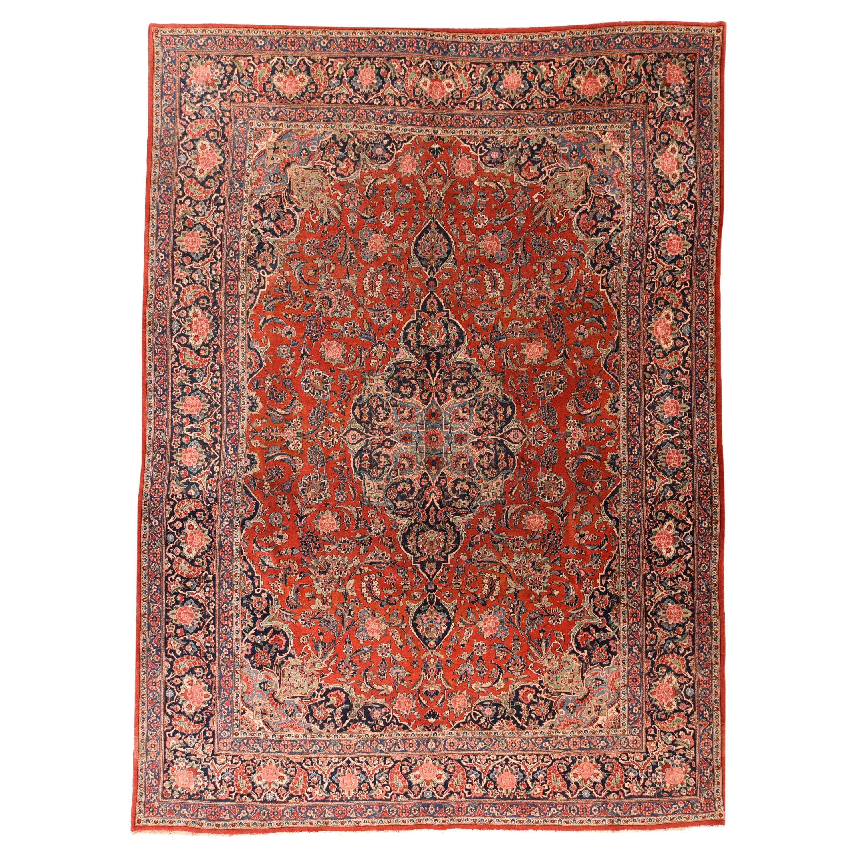 Vintage Persian Kashan, circa 1970 For Sale at 1stDibs