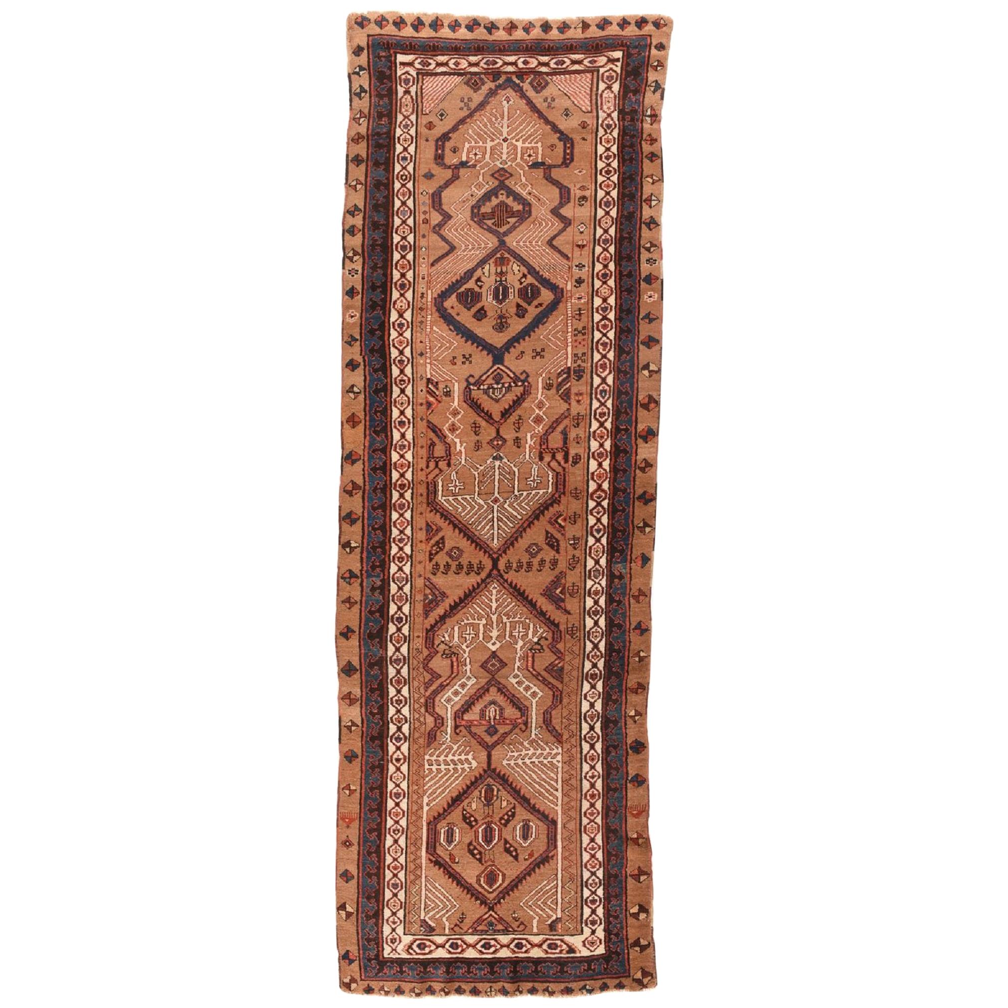 Traditional Hand-Knotted Persian Sarab For Sale at 1stDibs