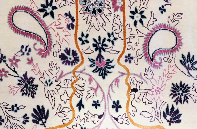 Hand Knotted Rug Design Projection For Sale at 1stDibs