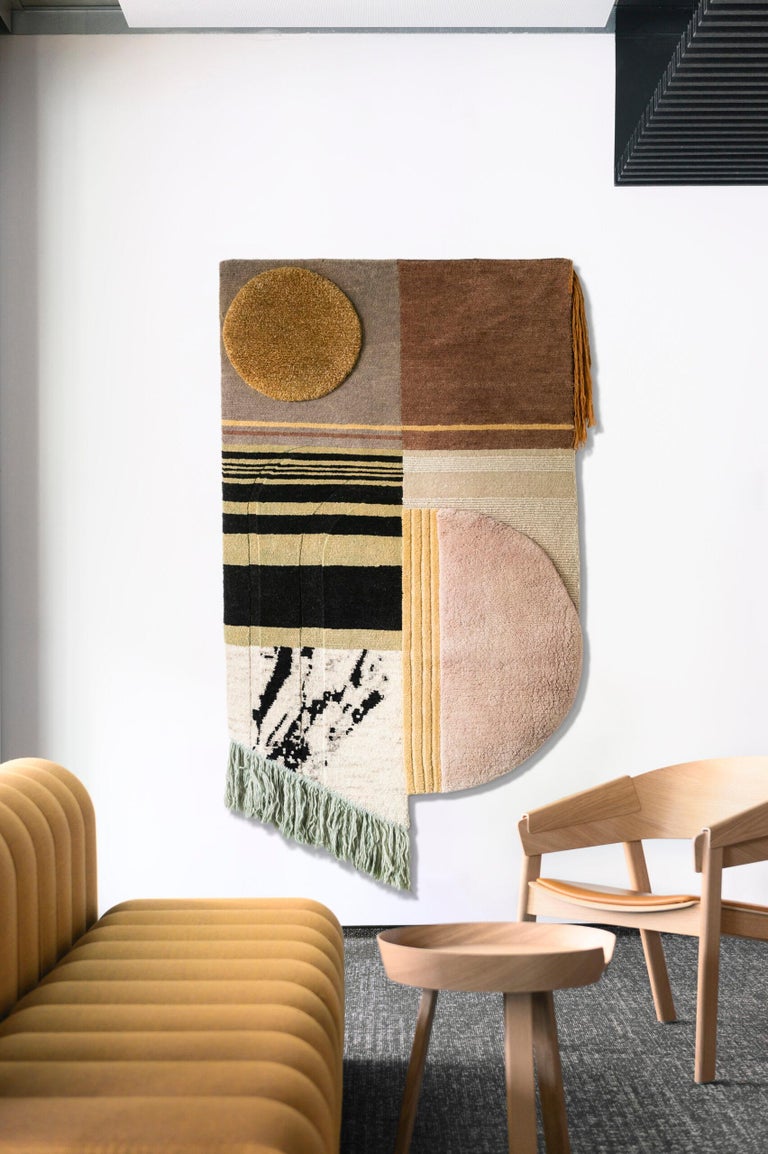 Hand-Knotted Textile Poster #11 by Lyk Carpet For Sale at 1stDibs