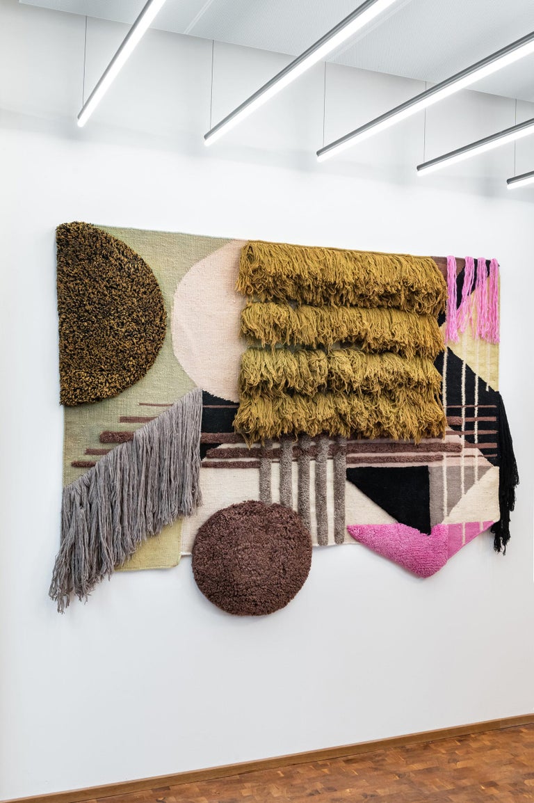 Hand-Knotted Textile Poster #13 by Lyk Carpet For Sale at 1stDibs