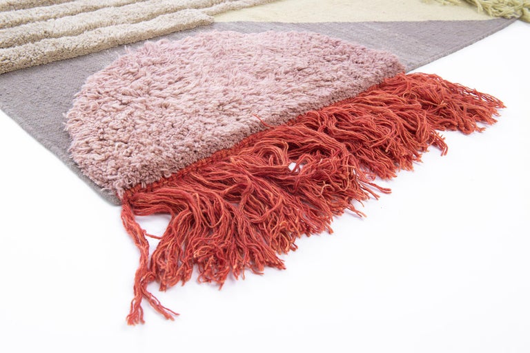 Hand-Knotted Textile Poster #14 by Lyk Carpet For Sale at 1stDibs