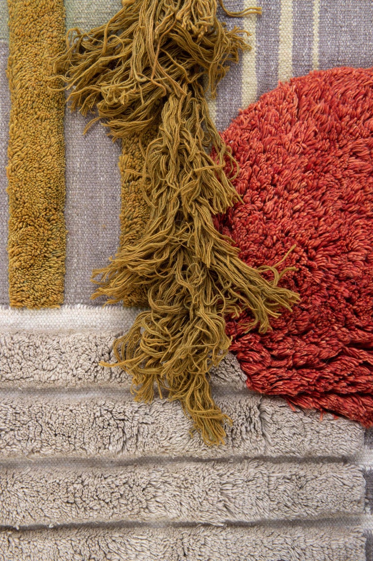 Hand-Knotted Textile Poster #14 by Lyk Carpet For Sale at 1stDibs