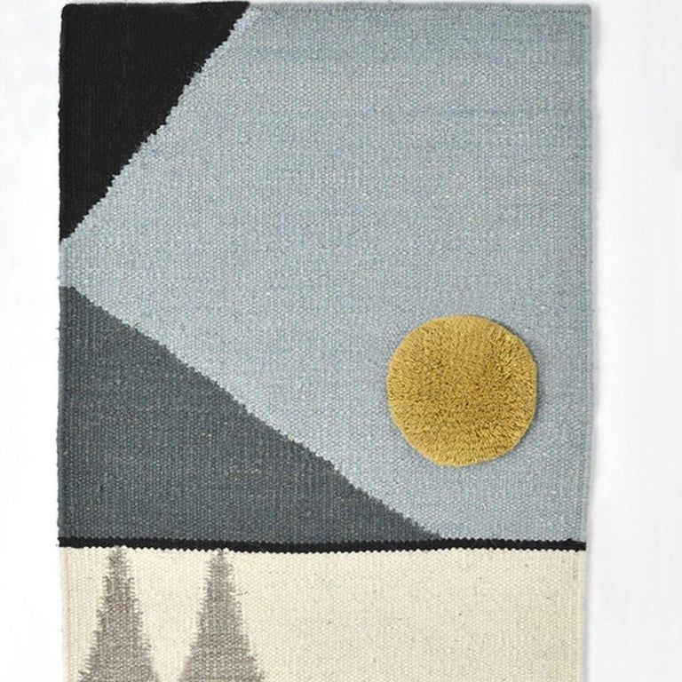 Hand-Knotted Textile Poster #7 by Lyk Carpet For Sale at 1stDibs