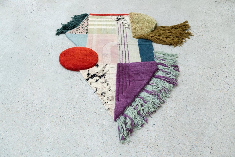 Hand-Knotted Textile Poster #9 by Lyk Carpet For Sale at 1stDibs