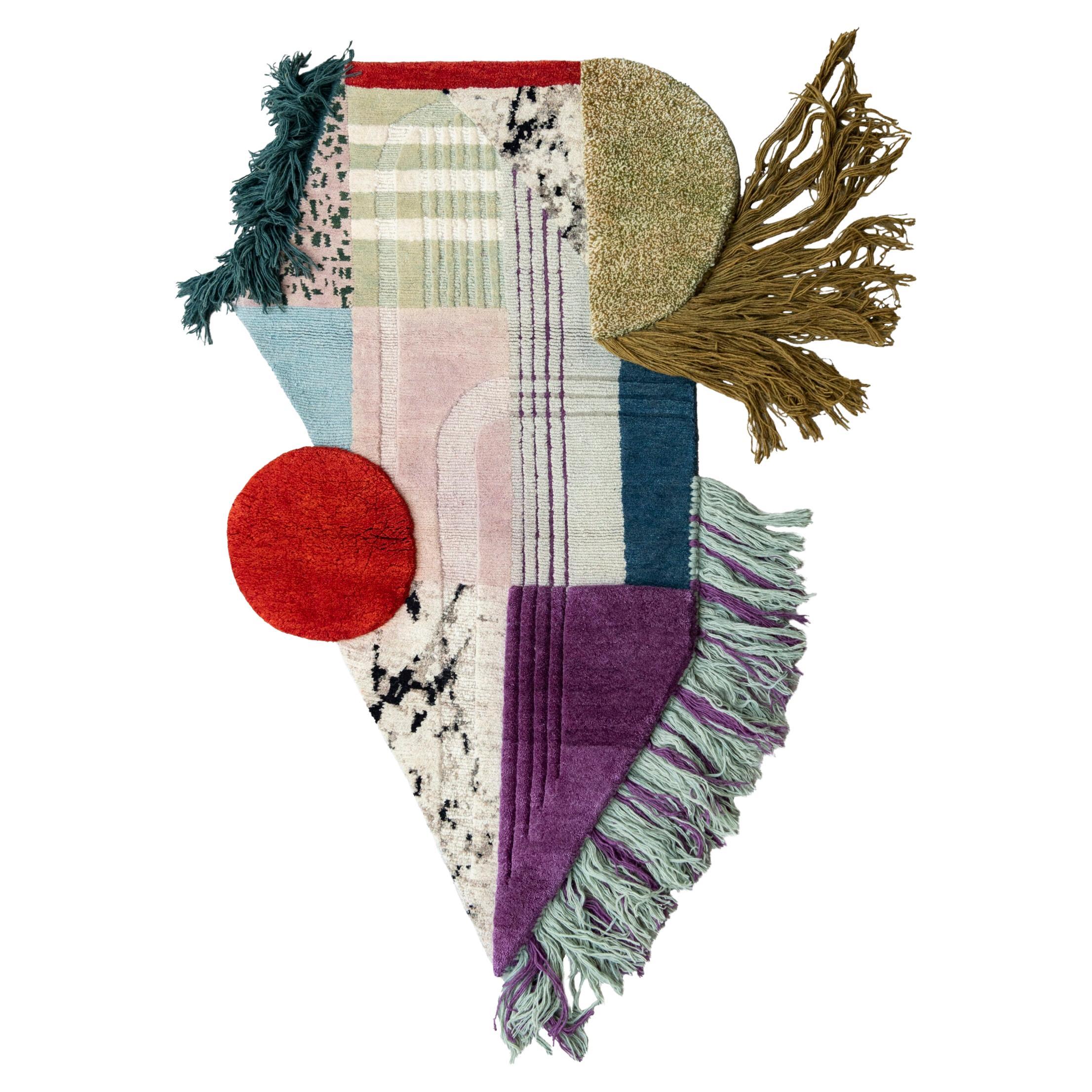 Hand-Knotted Textile Poster #13 by Lyk Carpet For Sale at 1stDibs