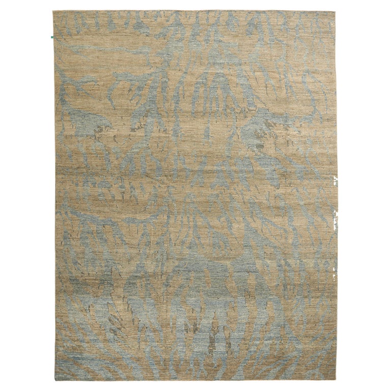 Hand Knotted Turkish Rug Sultanabad Design For Sale at 1stDibs