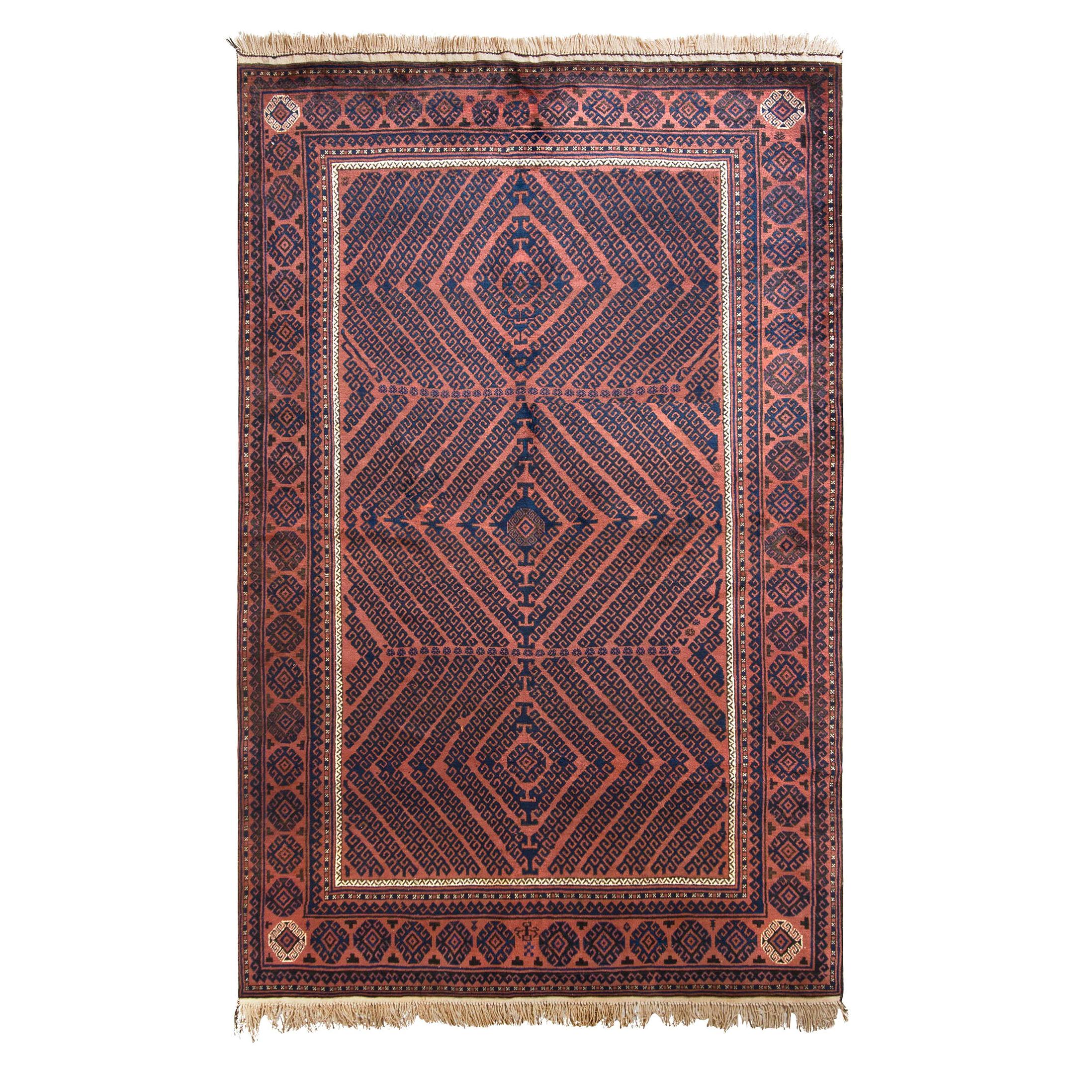 Early 20th Century Baluch Rug For Sale at 1stDibs