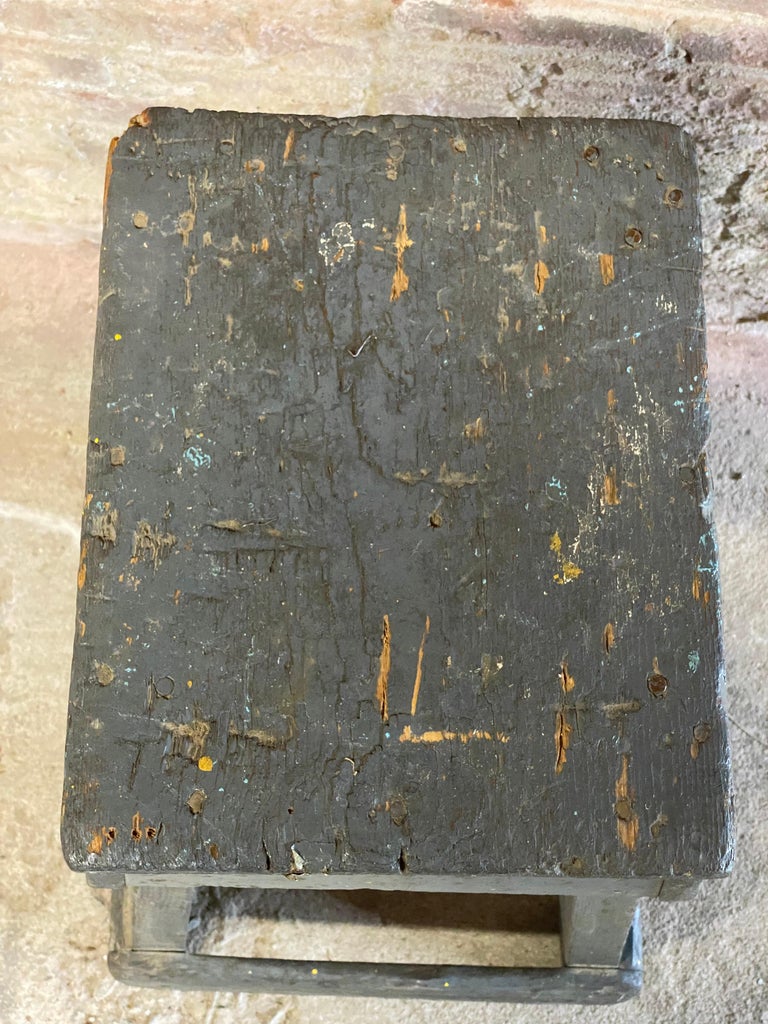 Hand Made Artist's Studio Stool For Sale at 1stDibs