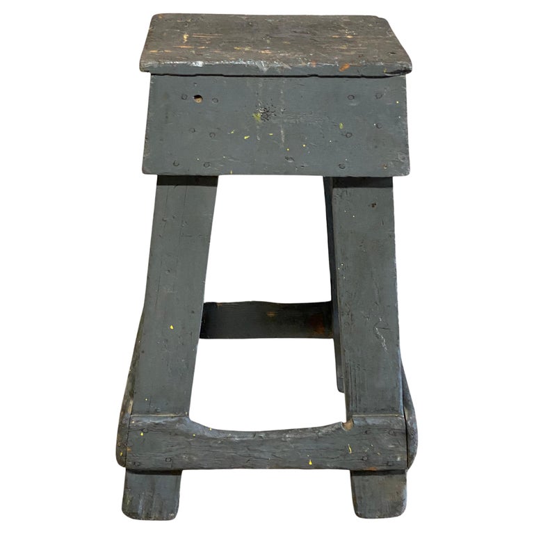 Hand Made Artist's Studio Stool For Sale at 1stDibs