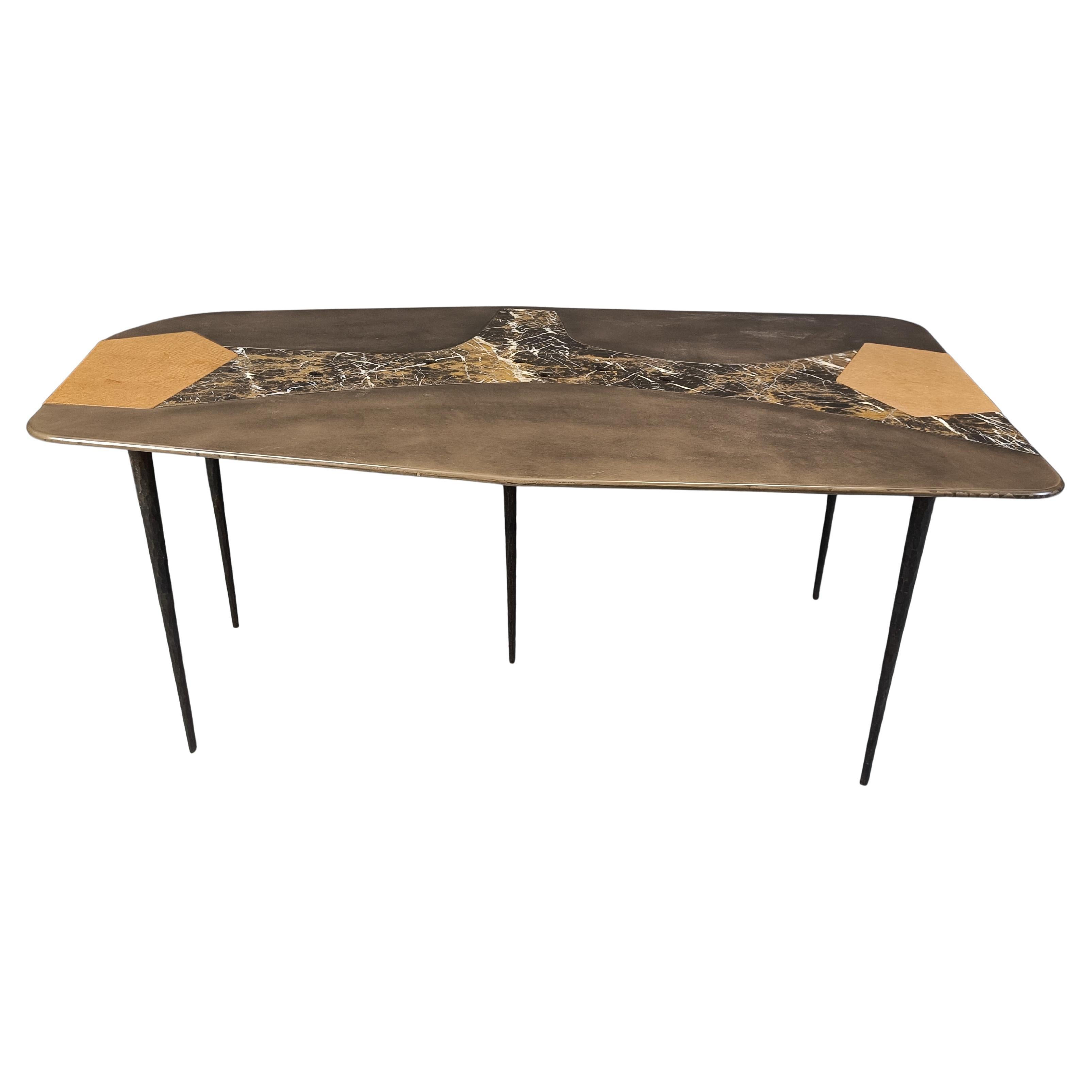 Hand made design dining table, 1990s For Sale at 1stDibs