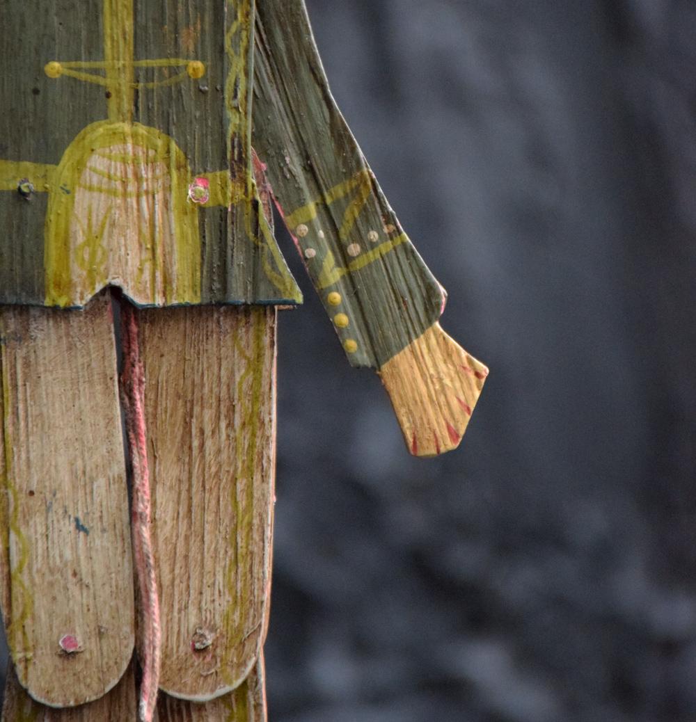 Hand Made German Folk Art Jumping Jack Soldier Toy Figure, circa 1890 ...