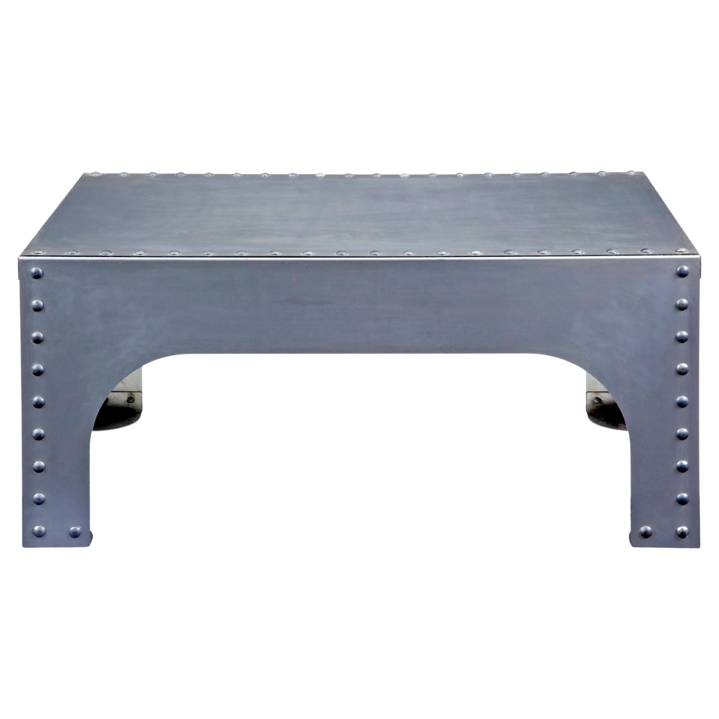 Pair of 1920s Industrial Steel Storage Stands at 1stDibs
