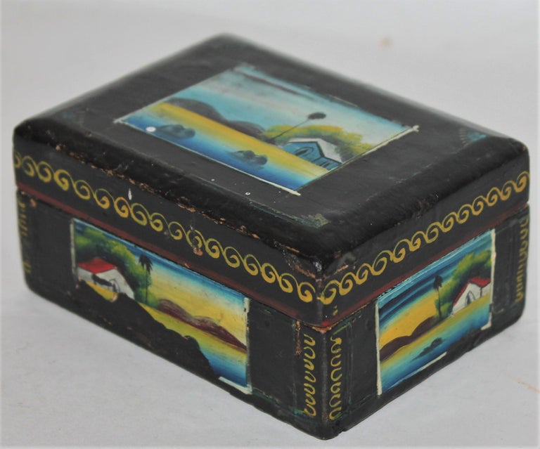 Handmade Mexican Boxes Set of Three For Sale at 1stDibs