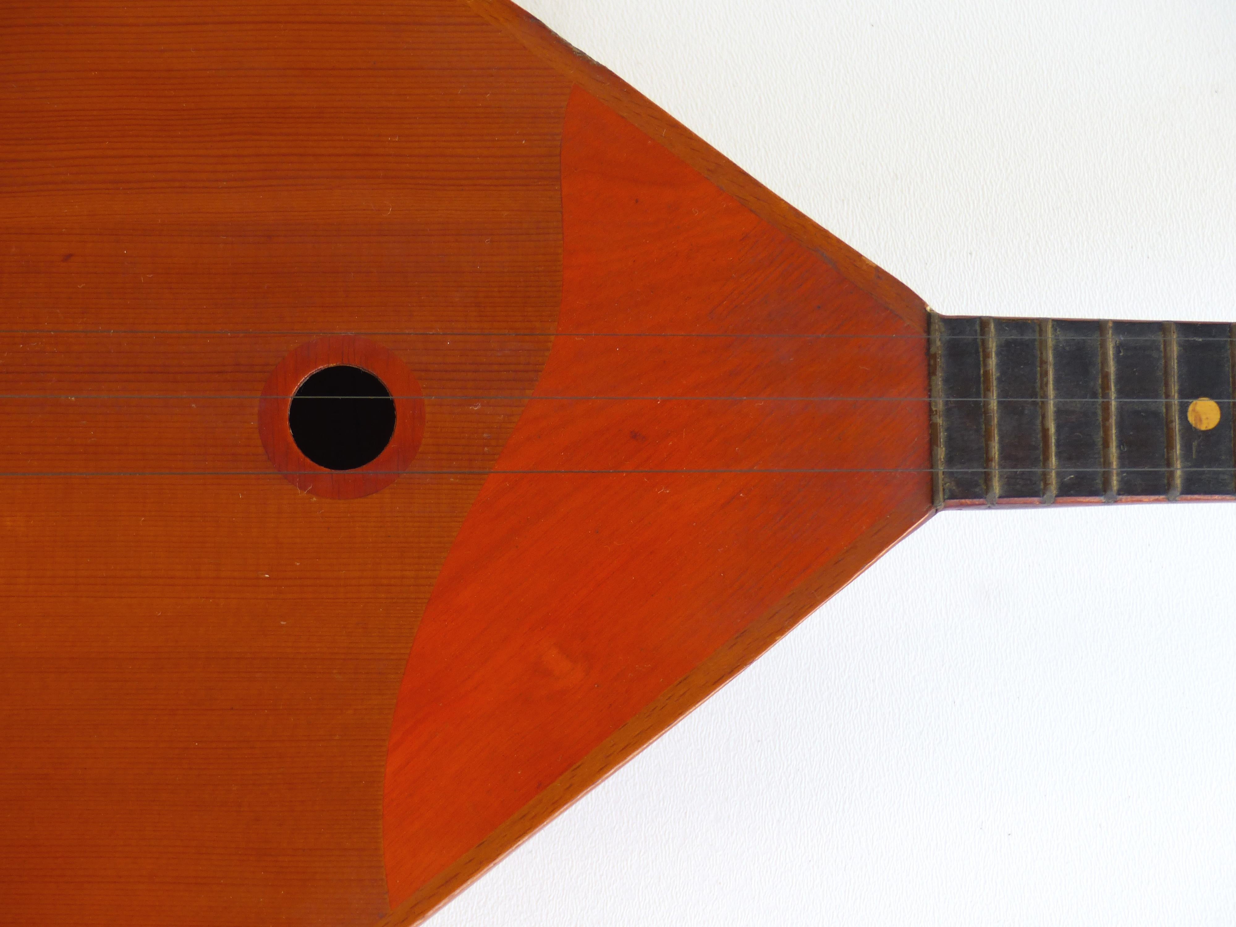 Handmade Russian Balalaika Instrument Sculptural Object at 1stDibs ...