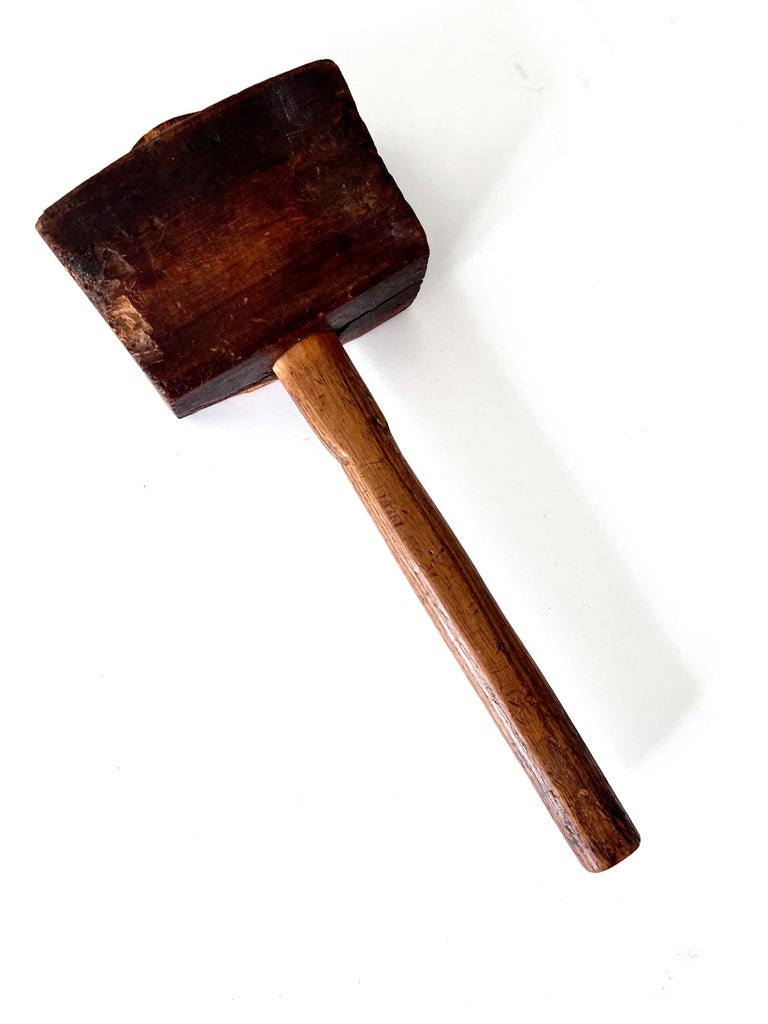 Hand Made Wooden Mallet For Sale at 1stDibs