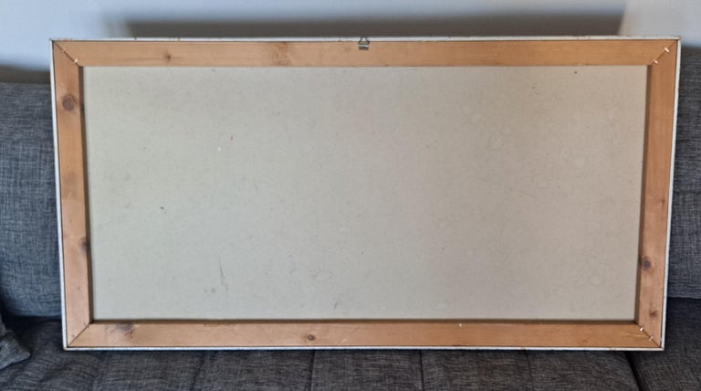 Italian Vintage Hand Painted Market Sign For Sale at 1stDibs