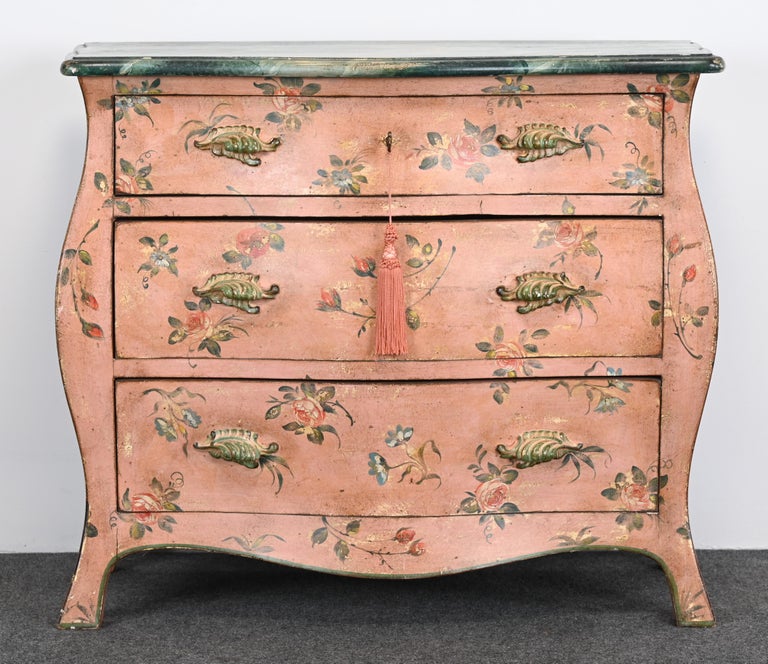 Hand Painted Bombay Chest, 1980s at 1stDibs