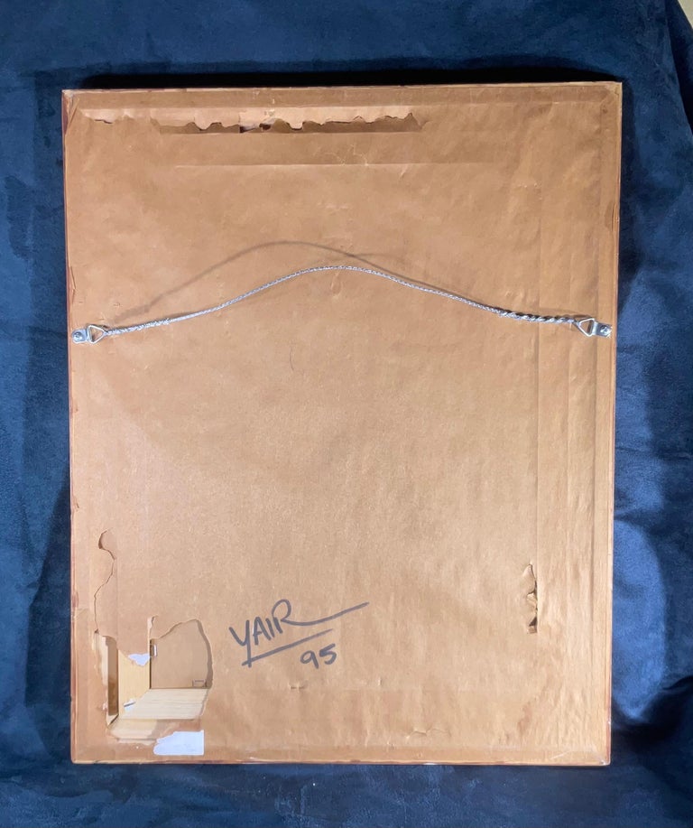 Hand Painted Ceramic Wall Hanging by Yair Israeli Artist For Sale at ...