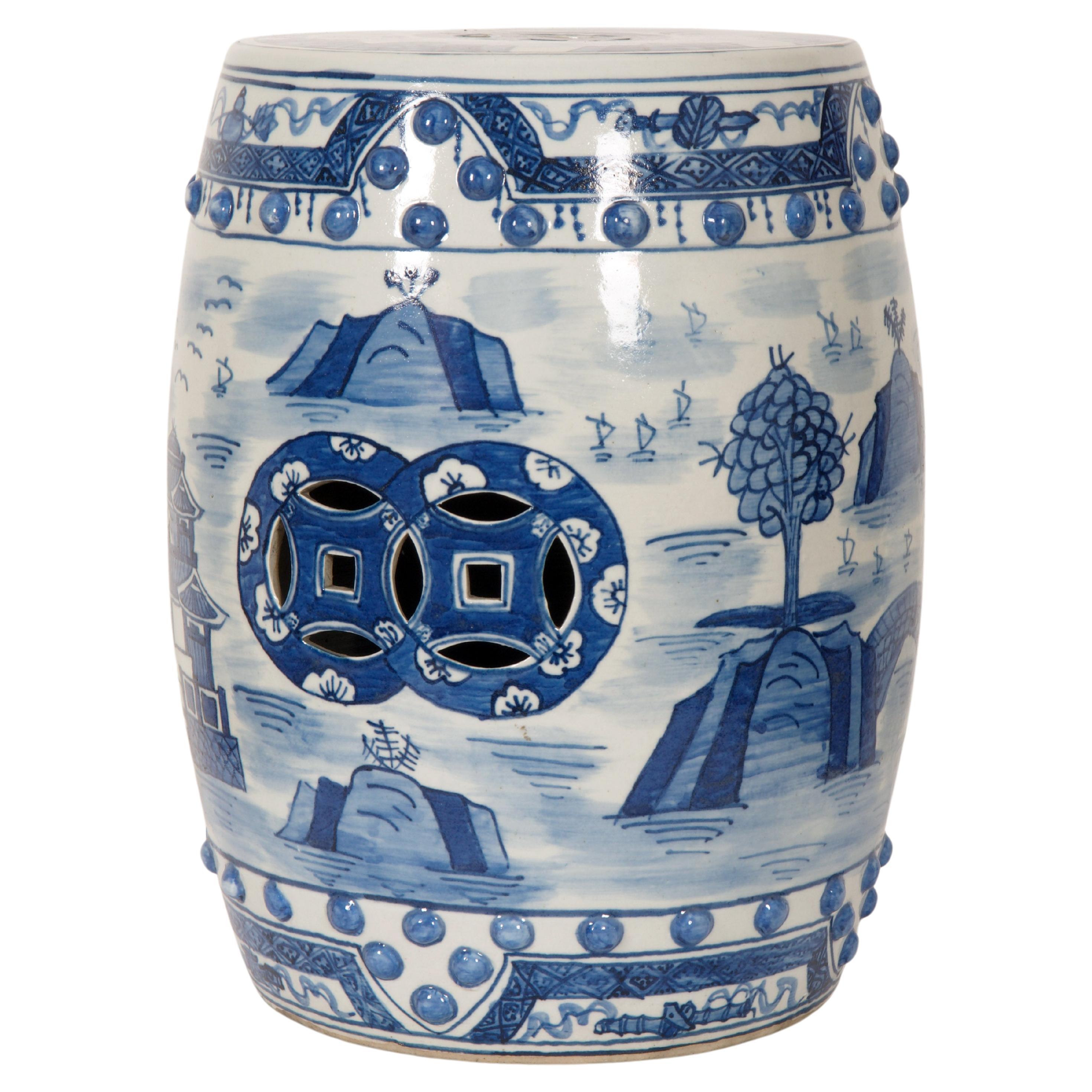 Chinese Garden Stool at 1stDibs