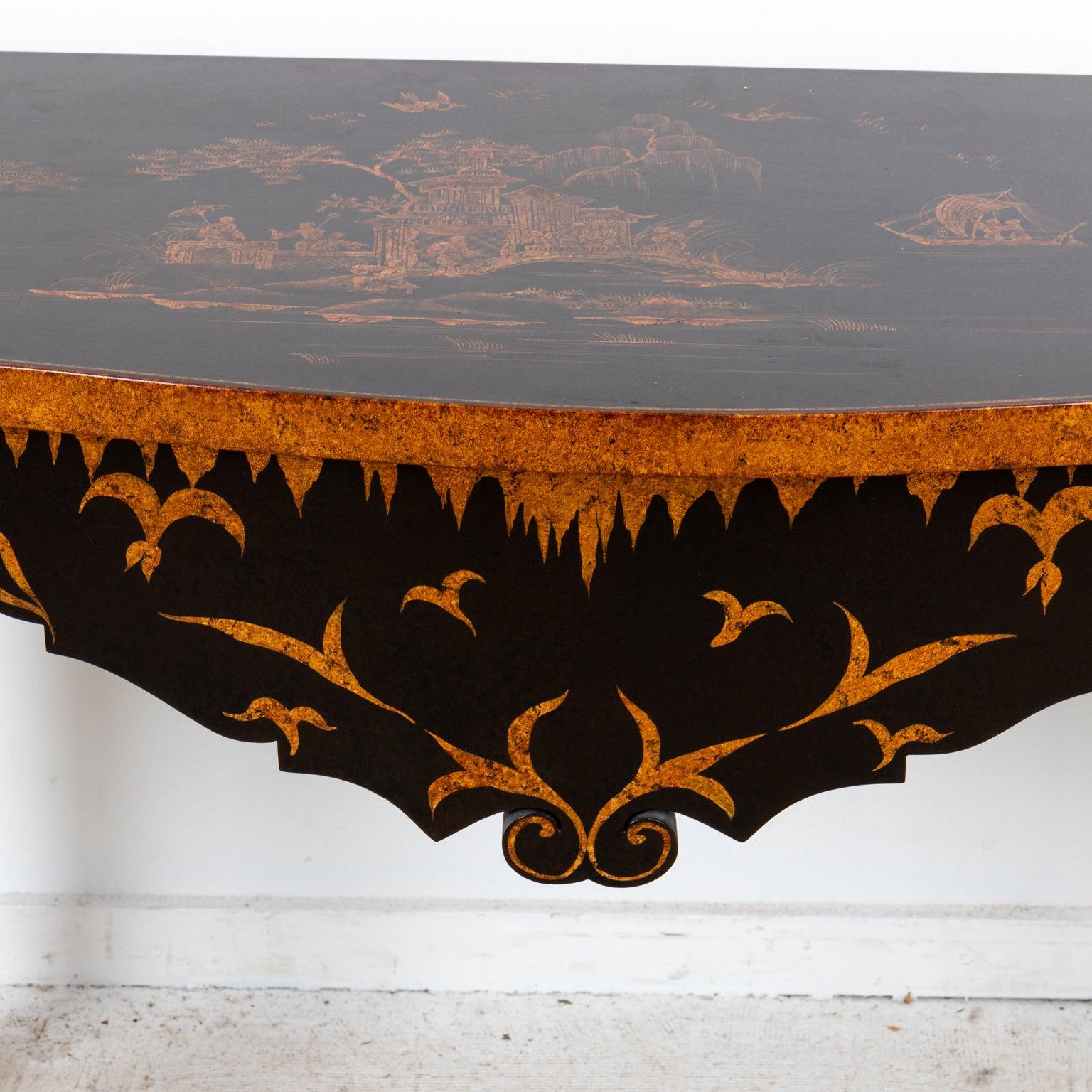 Hand Painted Chinese Style Console For Sale at 1stDibs
