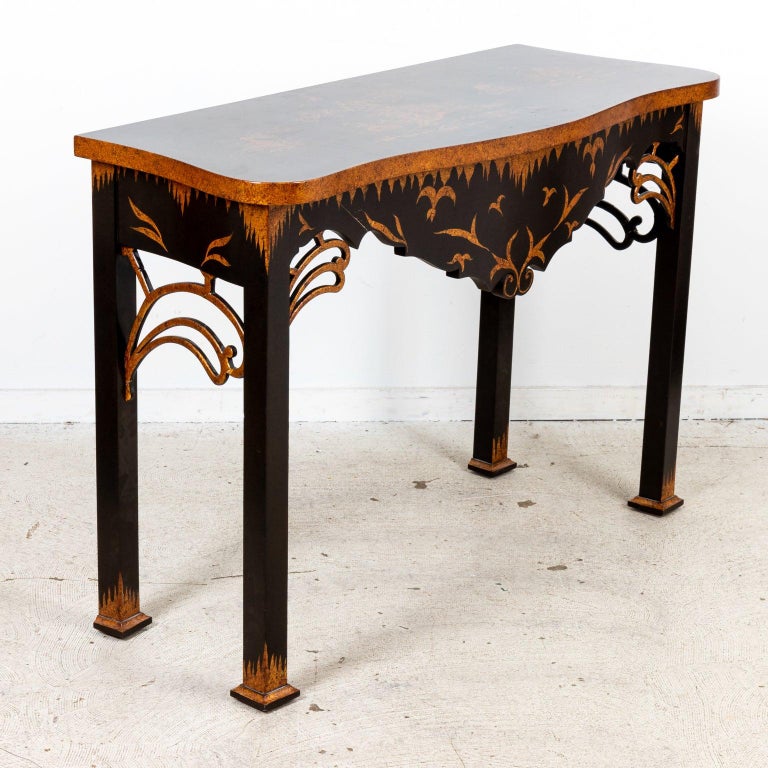 Hand Painted Chinese Style Console For Sale at 1stDibs
