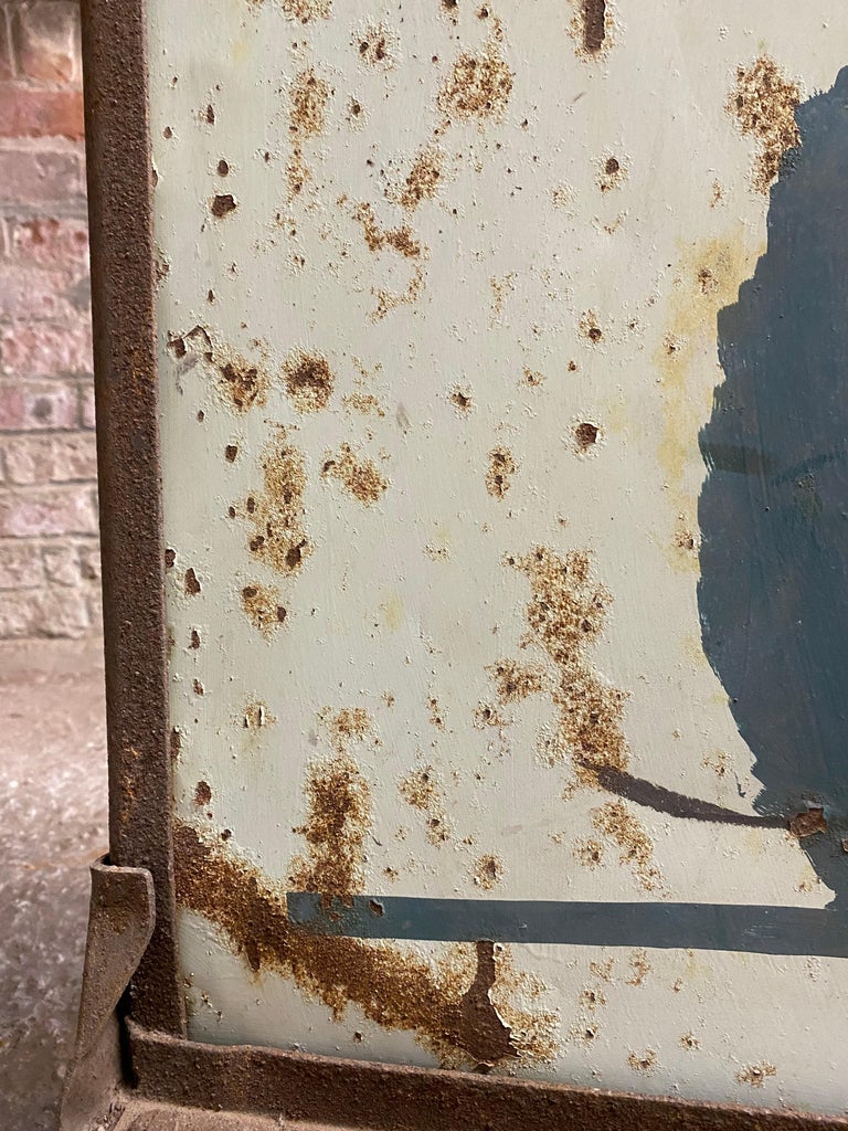 Hand Painted Double Sided Durland Nursery Advertising Sign, 1930s For ...