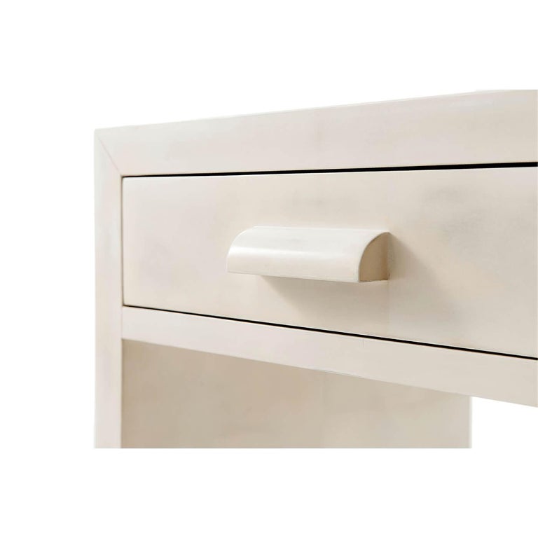 Hand Painted Faux Parchment Console For Sale at 1stDibs